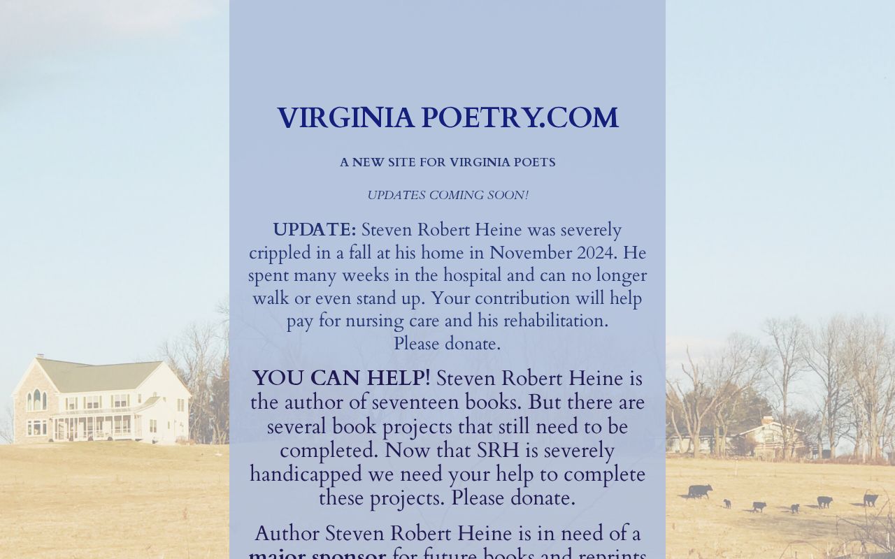 Virginia Poetry dot com.